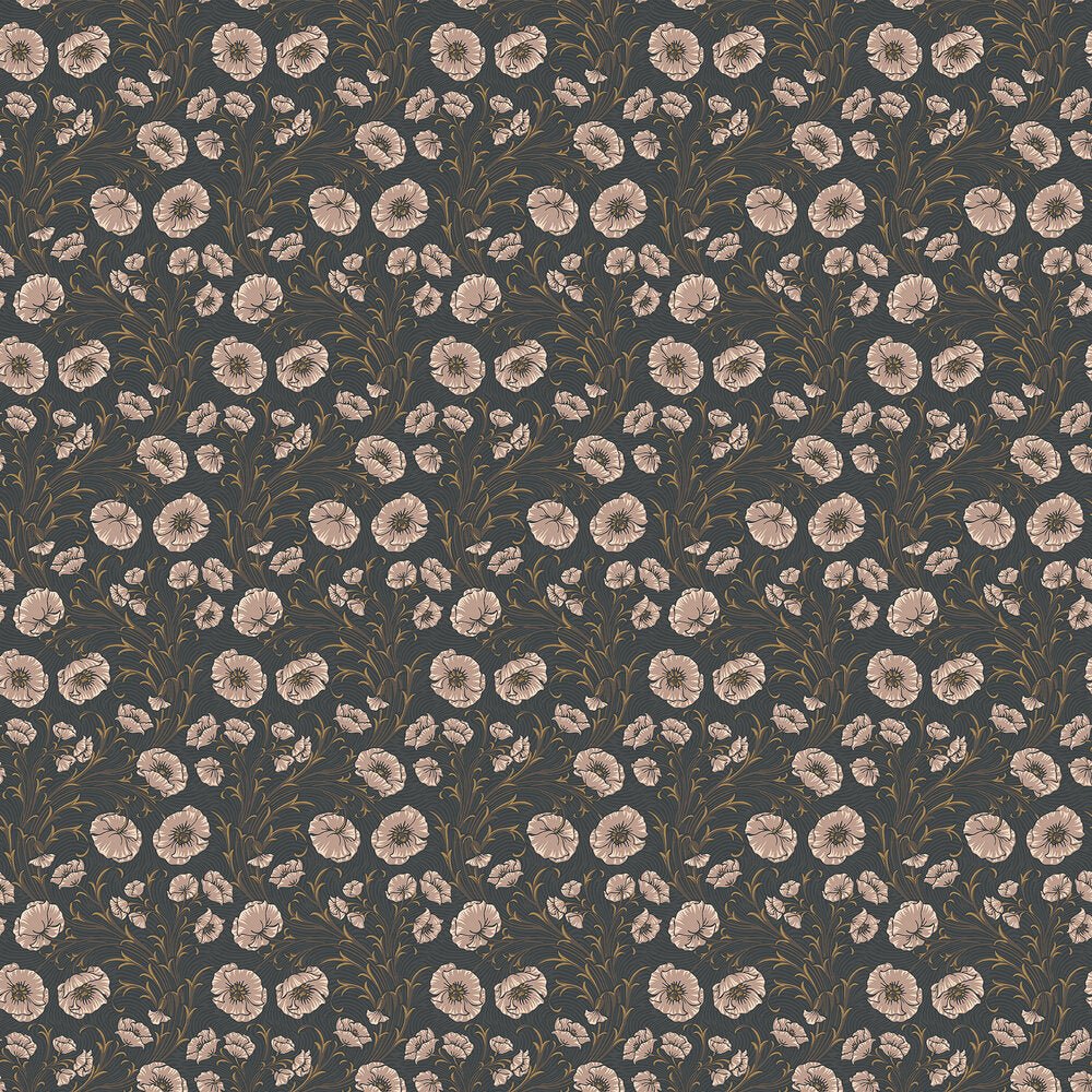 Poppy Flow Wallpaper – Premier Wallcovering
